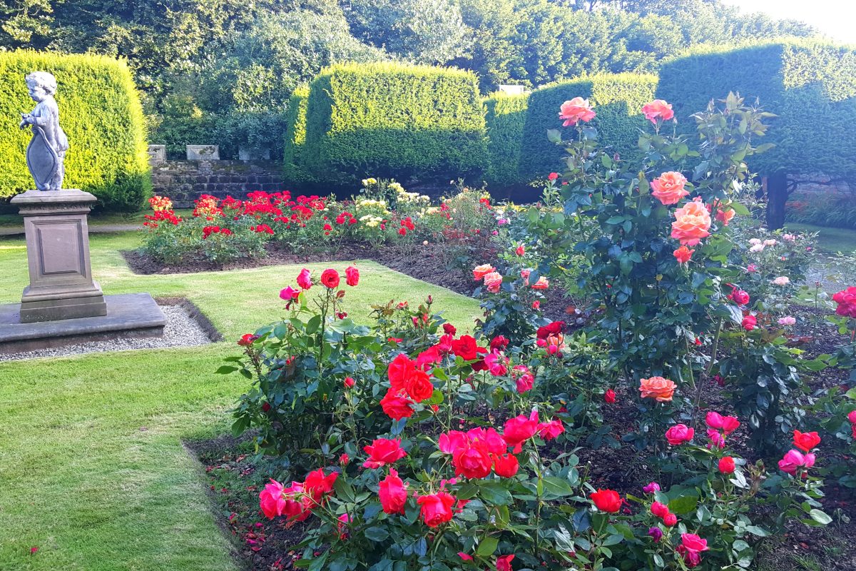 Hoghton Tower Gardens in Lancashire